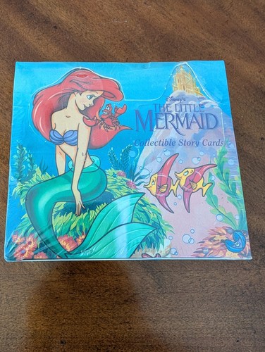 1991 PRO SET THE LITTLE MERMAID STORY CARDS JUMBO BOX DISNEY 12 PACKS ...