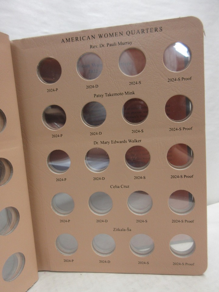 Dansco Coin Album #8141 American Women Quarters 2022-2025 with Proofs ...