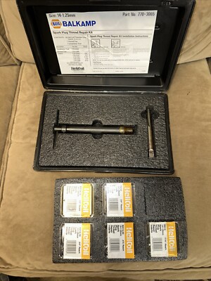 Napa Balkamp HeliCoil Spark Plug Thread Repair Insert Kit 14-1.25mm ...