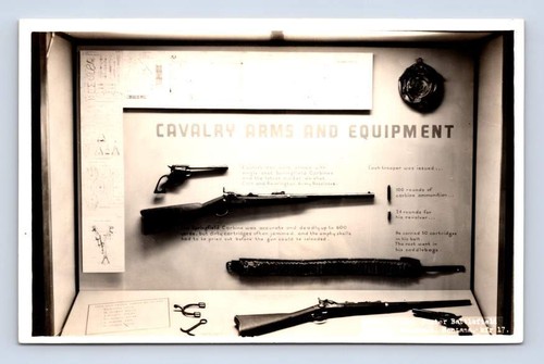 Little Bighorn Battlefield Museum ~ Rifle Guns RPPC Vintage Custer ...