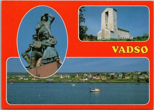 Vintage VADSO, Finnmark NORWAY 4x6" Postcard Multi-View c1990s Unused ...