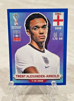 Trent Alexander-Arnold BLUE Border 2022 FIFA World Cup Qatar Panini ...