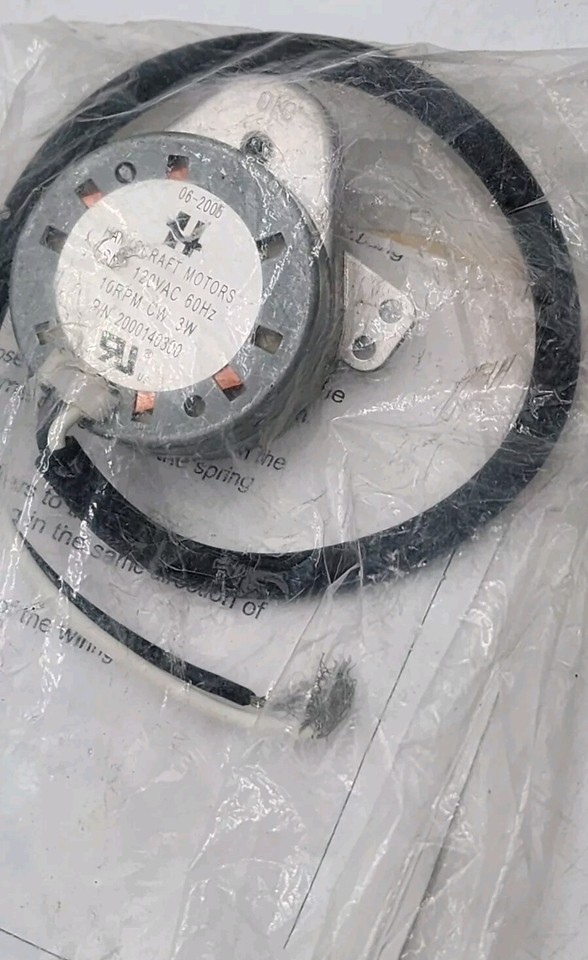 Dimplex Fireplace Electric Motor 200140300-RP Motor A.C. w/ Heavy Ins ...