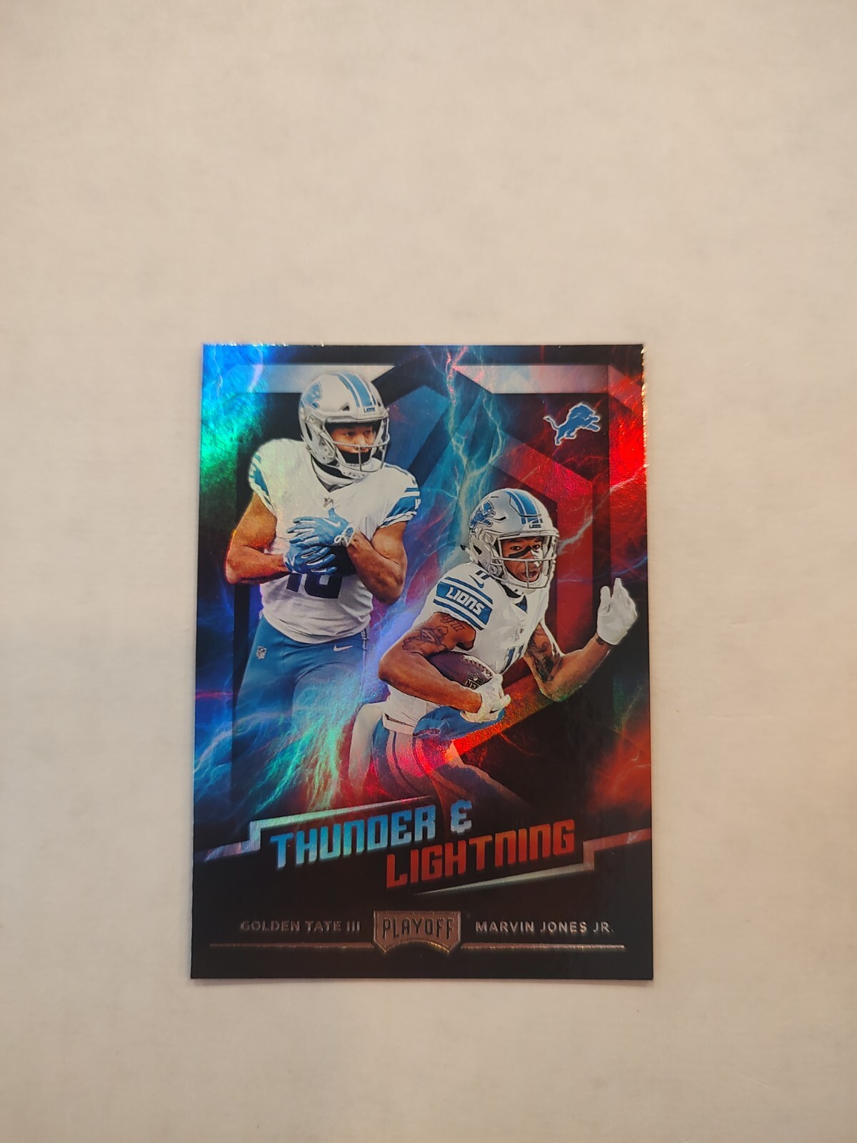2018 Panini Playoff - Thunder and Lightning Golden Tate, Marvin Jones ...