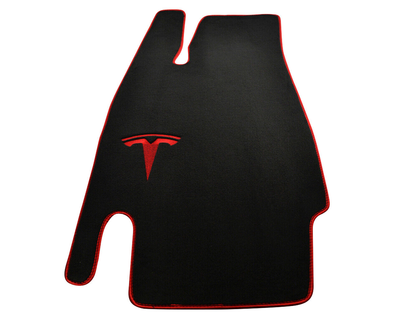 Floor Mats For Tesla Model X Black Tailored Carpets Tesla Logo With Red ...