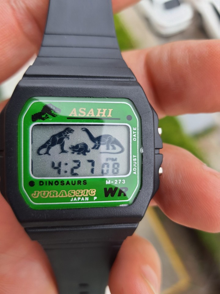 Asahi LCD Dinosaurs vintage jurassic park 1993 Watch | eBay