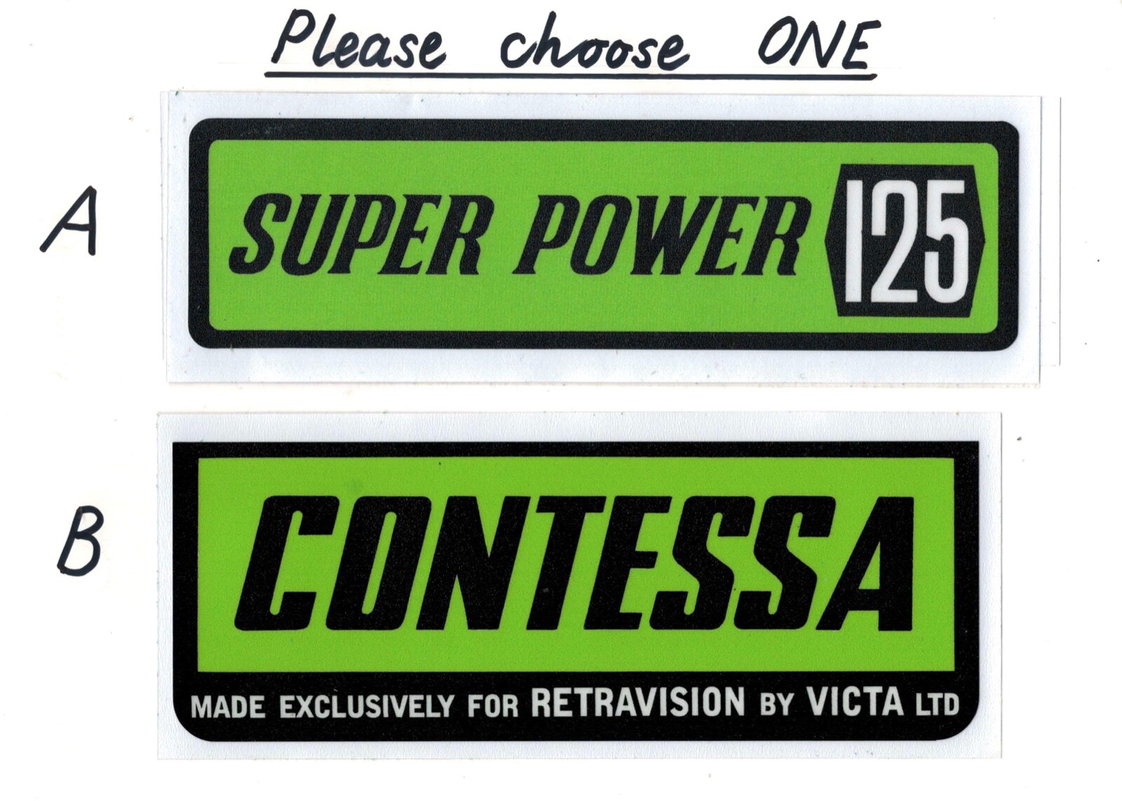 Victa 'Store Brand' Contessa & Super Power 125 Vintage Mower Repro ...