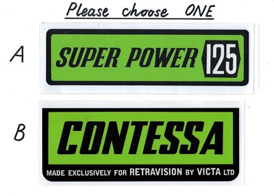 Victa 'Store Brand' Contessa & Super Power 125 Vintage Mower Repro ...