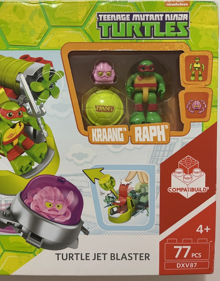 Mega Construx Teenage Mutant Ninja Turtle Jet Blaster Play Set (Mega ...