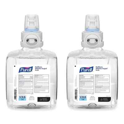 2x Purell 7869 Healthcare Waterless Surgical Scrub 1200ml CS8 Dispenser ...