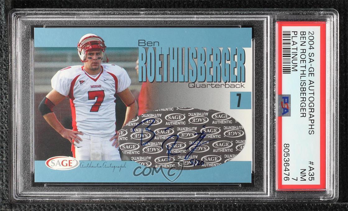 Ben Roethlisberger | Autographed Football Memorabilia & NFL Merchandise