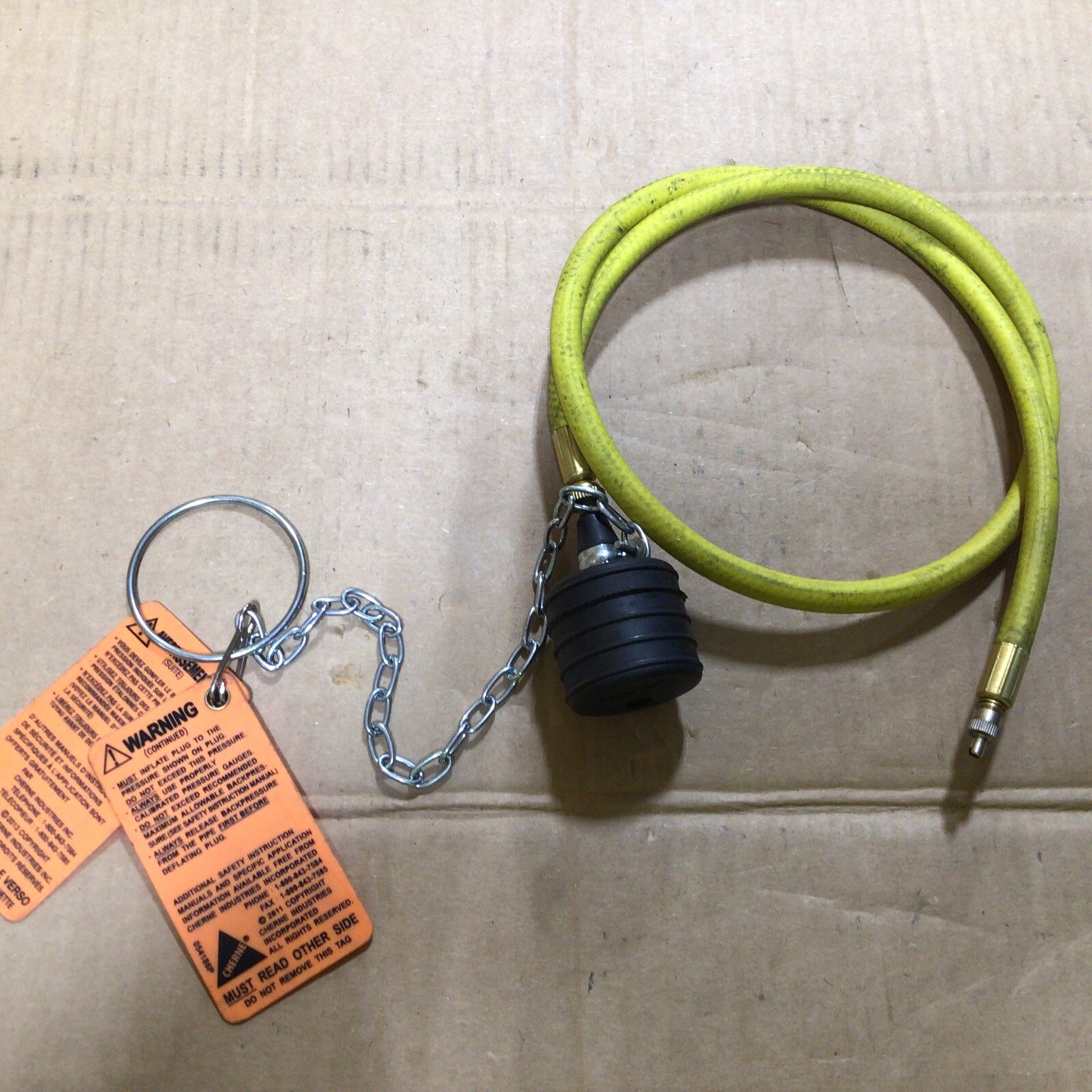 (5) Cherne Long Pneumatic Test Plug's 2" 054186P for sale online | eBay