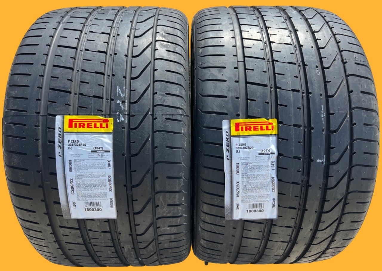 Set of TWO BRAND NEW 335/30ZR20 Pirelli P Zero Lamborghini Aventador ...