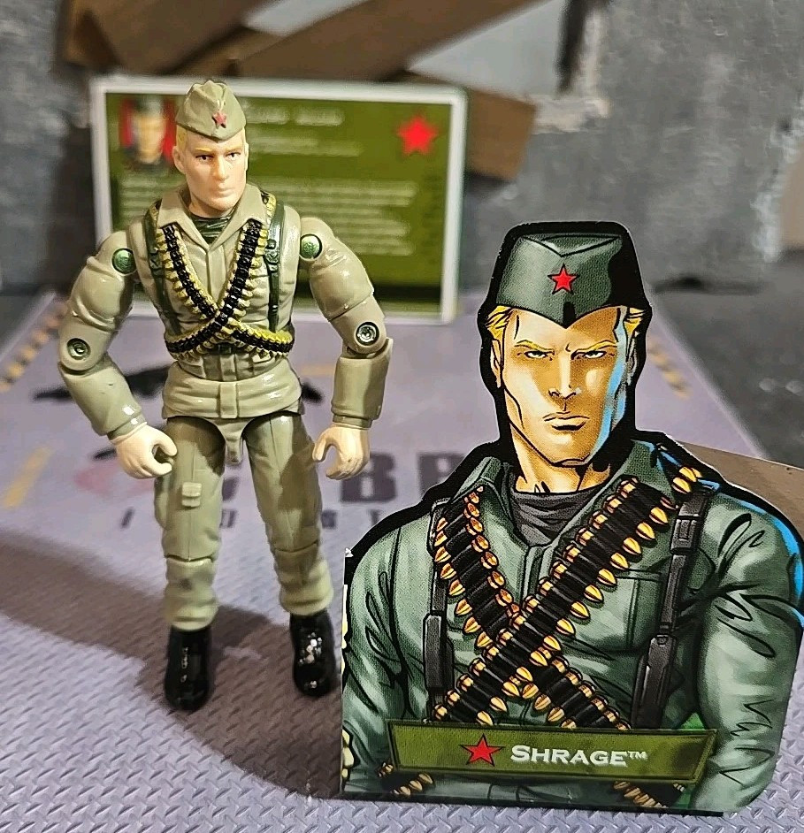 GI JOE ~ 2005 SHRAGE ~ OKTOBER GUARD SCHRAGE ~ UNCRACKED ~ 100% & card ...