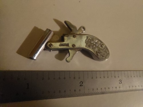Vintage RARE Miniature Toy Cap Gun 2MM Pinfire Pistol Fob Japan | eBay