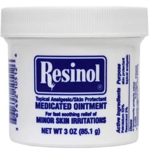 Resinol Medicated Ointment Minor Skin Irritation Fast Relief Soothing 3 ...