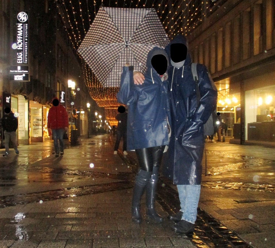 Regenmantel PVC Mantel Rubber Gummi Raincoat Coat Friesennerz Oilskin ...