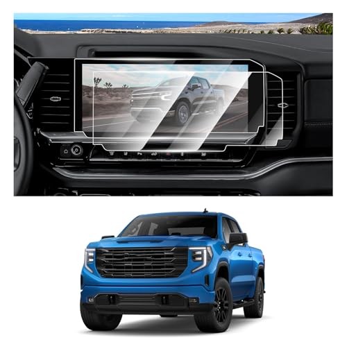 Car Screen Protector Tempered Glass for 2022-2025 Chevy Silverado 2 ...