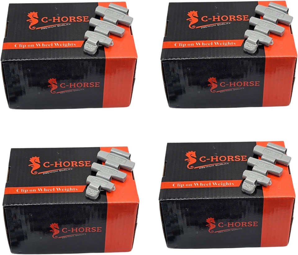 400Psc Clip on Wheel Weights Assortment - 4 Styles (AW, FN, MC, P ...
