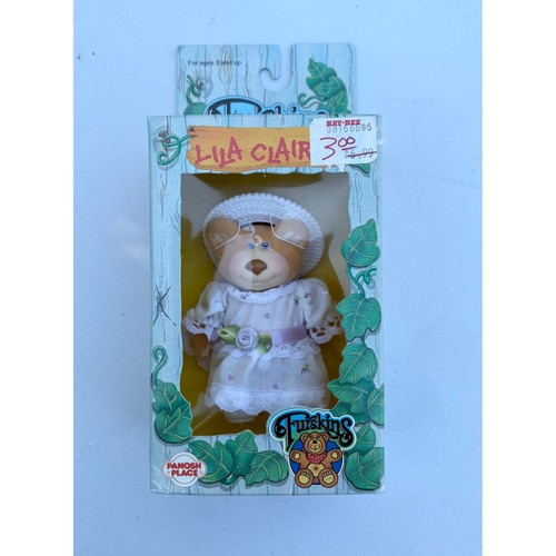 Vintage 1986 Furskins Panosh Place Lua Clair Bear Doll Kay-Bee Toy NIB ...
