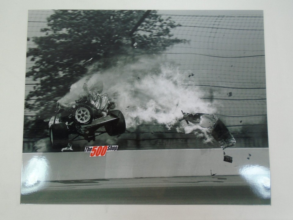 Gordon Smiley 1982 Indy 500 Qualifying Crash Photo 8" x 10" By John ...