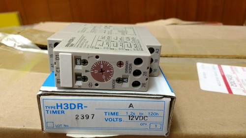 Omron H3dr-a Time Delay Relay 1.2s to 120h 12vdc UIC P/n 46947401 for ...
