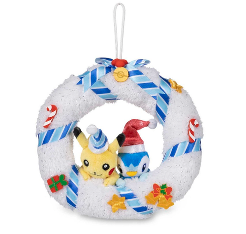 New Pokemon Center Pikachu Piplup Pokémon Undersea Holiday Wreath Plush DD12/2 | eBay