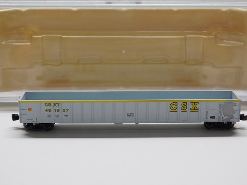 Z SCALE AMERICAN Z LINE AZL CSX 3654 GONDOLA MODEL TRAIN CAR CSXT ...