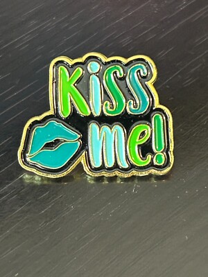 Vintage Collectible Kiss Me Metal Pinback Lapel Pin Hat Pin | eBay