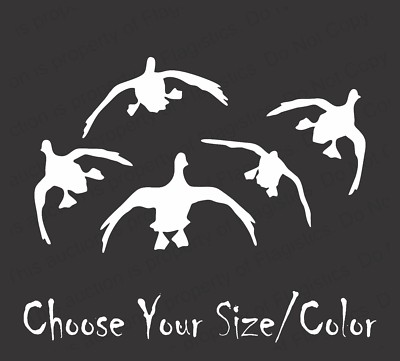 Duck Hunting Waterfowl Vinyl Decal for Window Car Truck Locked Up ...