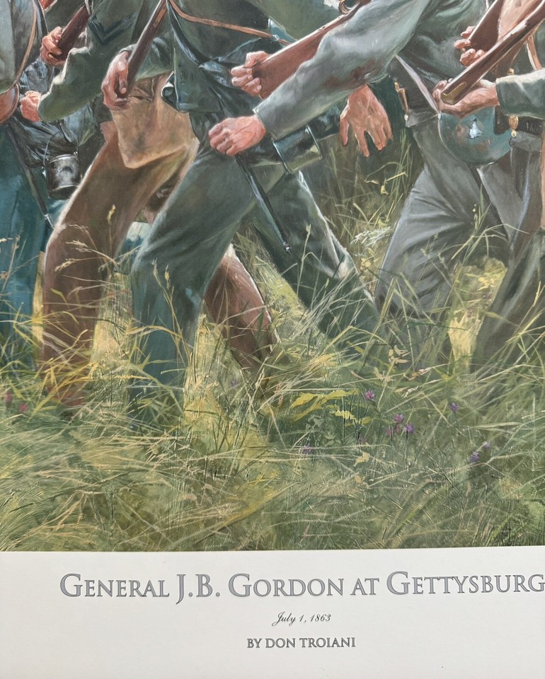 Don Troiani General J.B. Gordon at Gettysburg - AP#16 Civil War Print ...