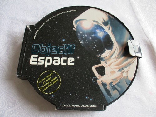 livre rond "objectif espace" gallimard jeunesse 2008 | eBay