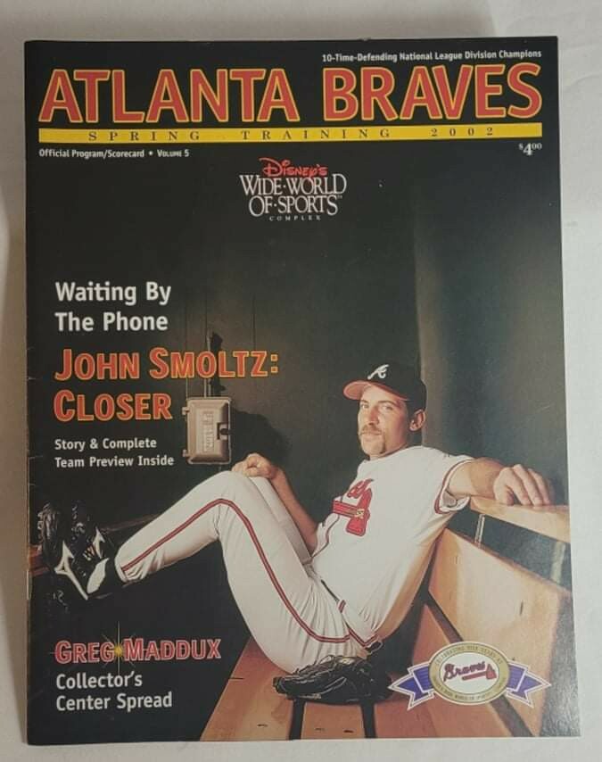 Atlanta Braves 2002 and 2003 Spring Training Programs Wide World of ...