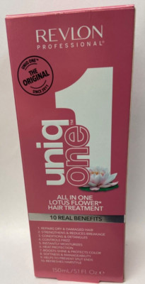 Revlon Professional Uniq One Lotus Flower All In One Hair Treatment 5.1 ...