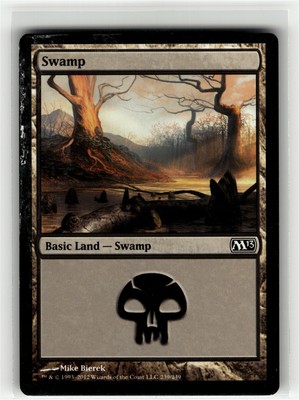 SWAMP (239) Core Set 2013 #239 M13(HP)(MTG) | eBay