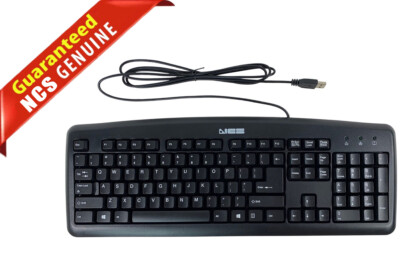 Genuine NCS USB KU-0325 USB Wired Plug and Play PC Computer Keyboard ...