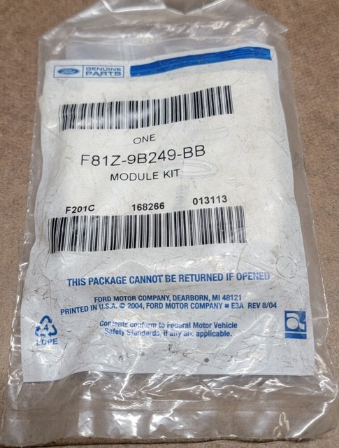 FORD OEM KIT - MODULE - FUEL RECIRCULAT F81Z*9B249*BB for sale online ...