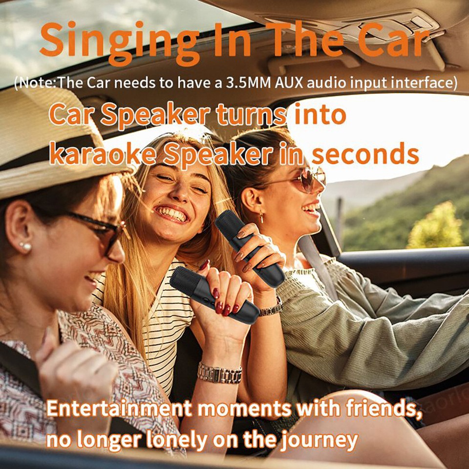 Wireless Karaoke Companion Machine Bluetooth Mic KTV DSP Mixer ...