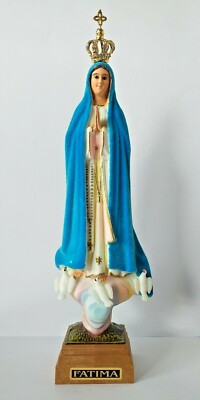Virgen De Fatima Virgin Of Fatima Resin Statue Sculpture For Altars,