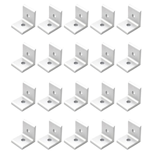 Tsnamay 3030 Inside Corner Bracket for 3030 Aluminum 3030 20P, Silver ...