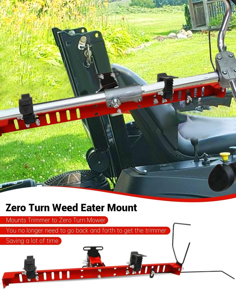 Zero Turn Mower Trimmer Holder, Adjustable Lawn Mower Trimmer Rack Fit ...