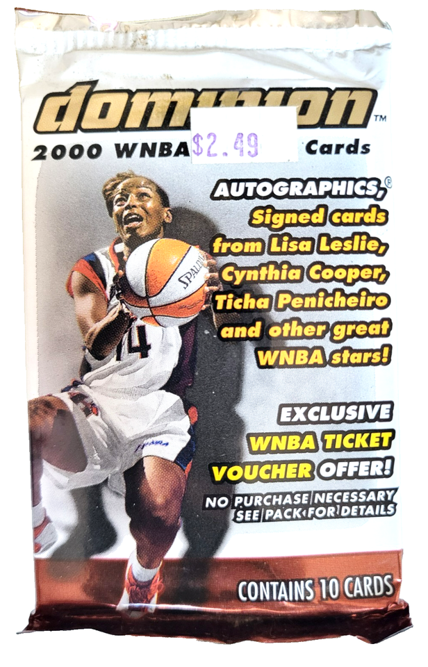 2000 WNBA Dominion Basketball Trading Cards Lot Of (10) Packs | eBay