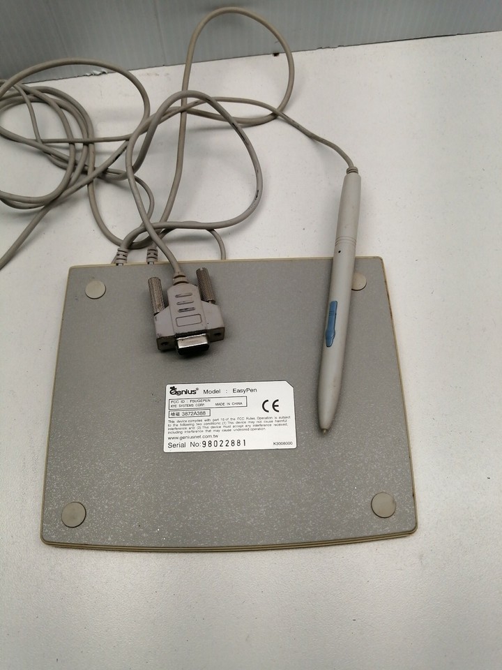 Genius EasyPen Serial Pen Tablet for Windows PCs - Works Tested | eBay