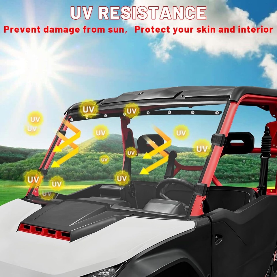 Full Windshield Windscreen Anti Scratch for Segway Fugleman UT10 Crew ...