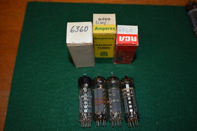 Mixed Lot of Type 6360 NOS NIB Audio Radio Vacuum Tubes Lot of 7+ | eBay