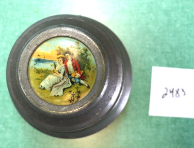 VINTAGE ANTIQUE POWDER MUSIC BOX RETRO COLLECTIBLE ~VIDEO | eBay