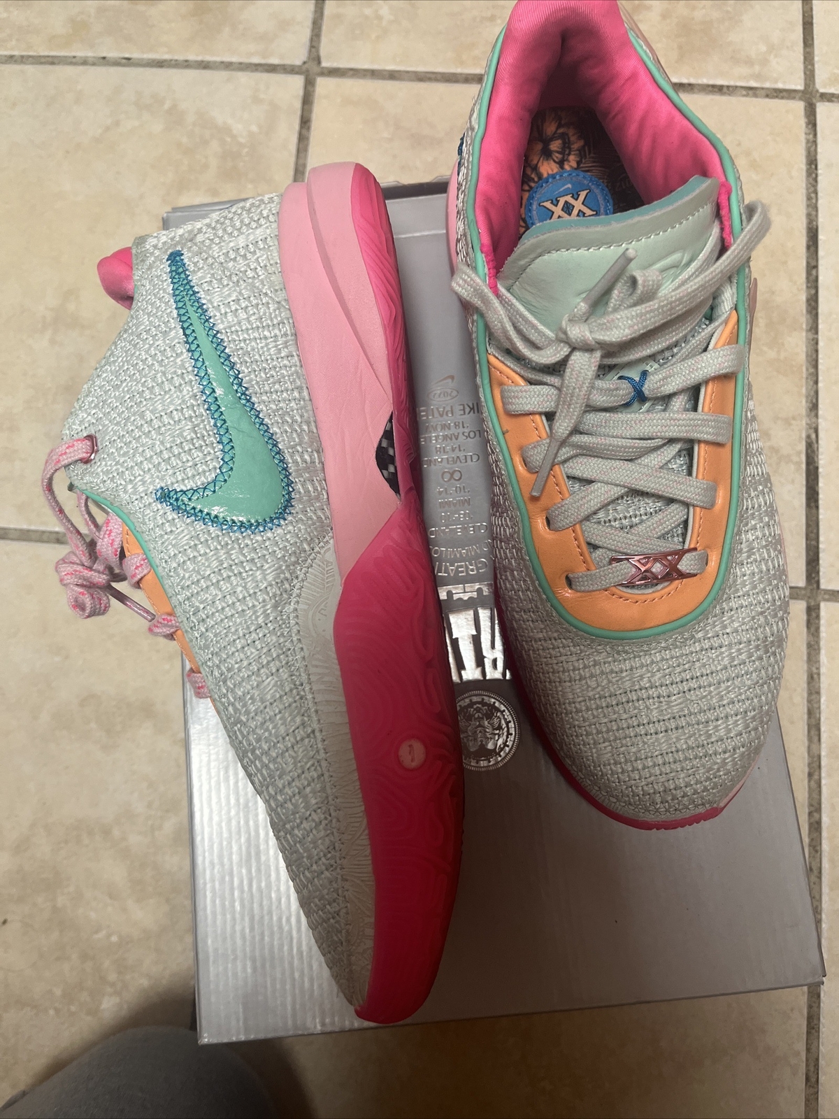 Nike LeBron James Sneakers 20 XX Time Machine 2022 Me… - Gem
