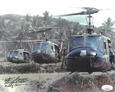 Col. Walter Marm signed 1965 Ia Drang Vietnam War 8x10 Photo Medal Of ...