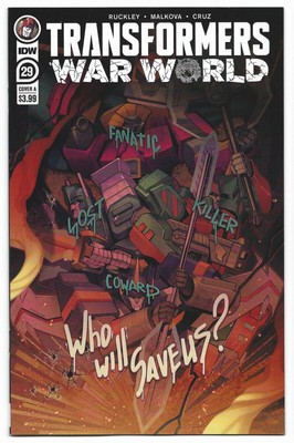 Transformers #29 2021 Unread Anna Malkova Main Cover A IDW Comic Brian ...