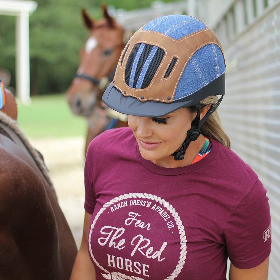 TROXEL SIERRA BROWN M LOW PROFILE HORSE TRAIL RIDING HELMET 04-369M ...